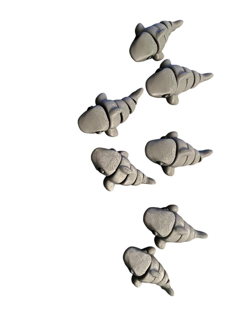 25 Flexi Articulated Sharks tiny 3D Printed Fidget Toy-great Gift-team Mascot - Etsy