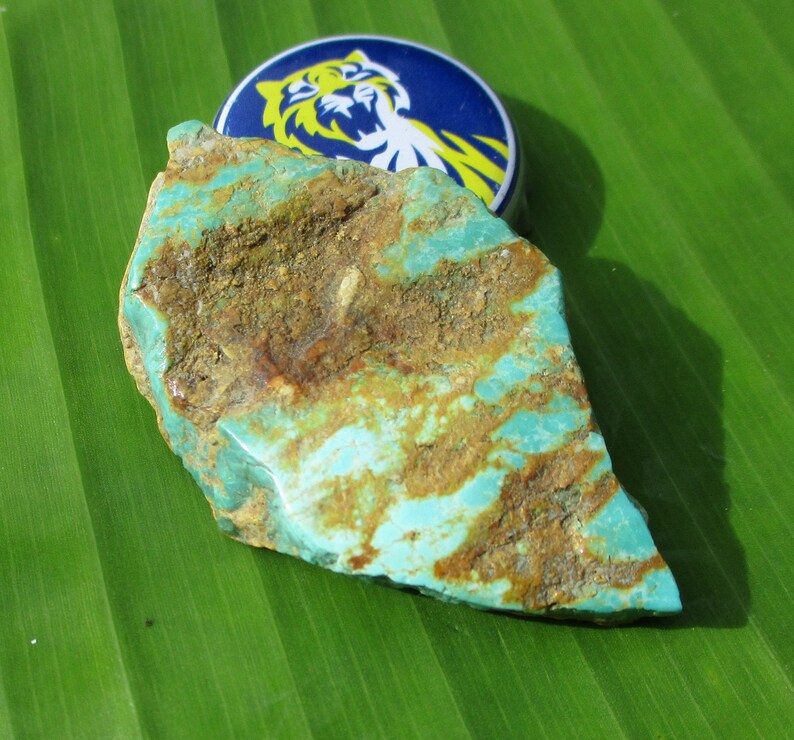 Sea Blue / Green Hachita Turquoise Rough Good Hard-rock Vein - Etsy