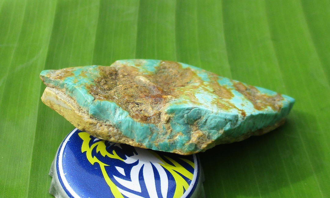 Sea Blue / Green Hachita Turquoise Rough Good Hard-rock Vein - Etsy