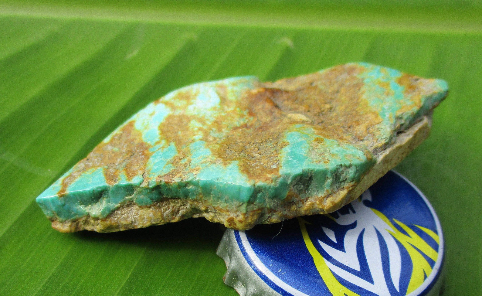 Sea Blue / Green Hachita Turquoise Rough Good Hard-Rock Vein | Etsy