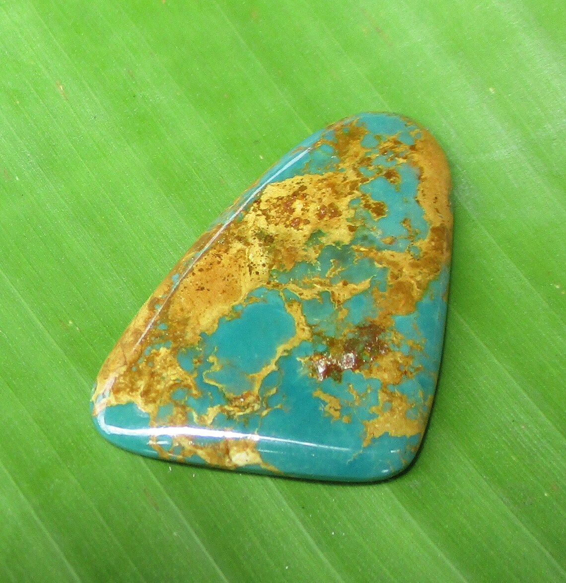 Strong Blue/green Hachita Turquoise Aztec Mine, Matrix 28.95 Carats ...