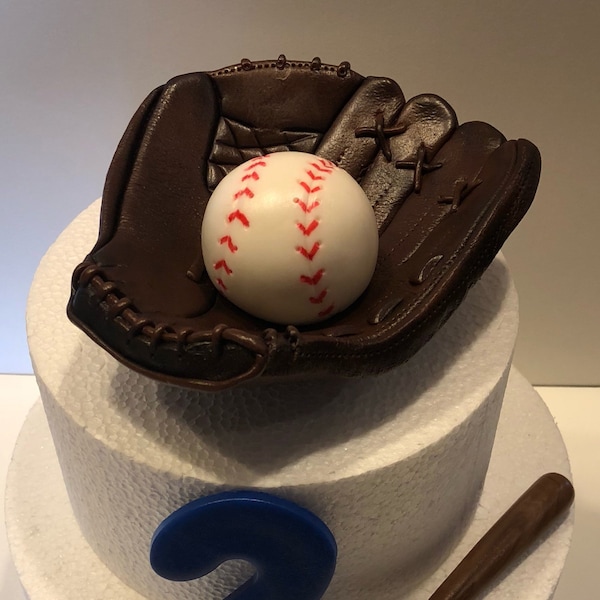 Baseball Cake Topper - Etsy