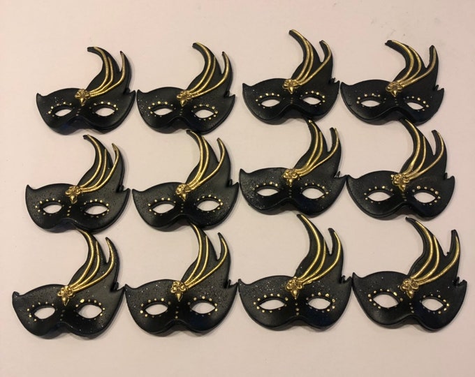 Masquerade Cake Topper Birthday Party Cake Decoration Decorations ...