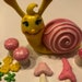 Snail Cake Topper Set - Etsy