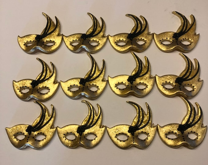 Masquerade Cake Topper Birthday Party Cake Decoration Decorations ...