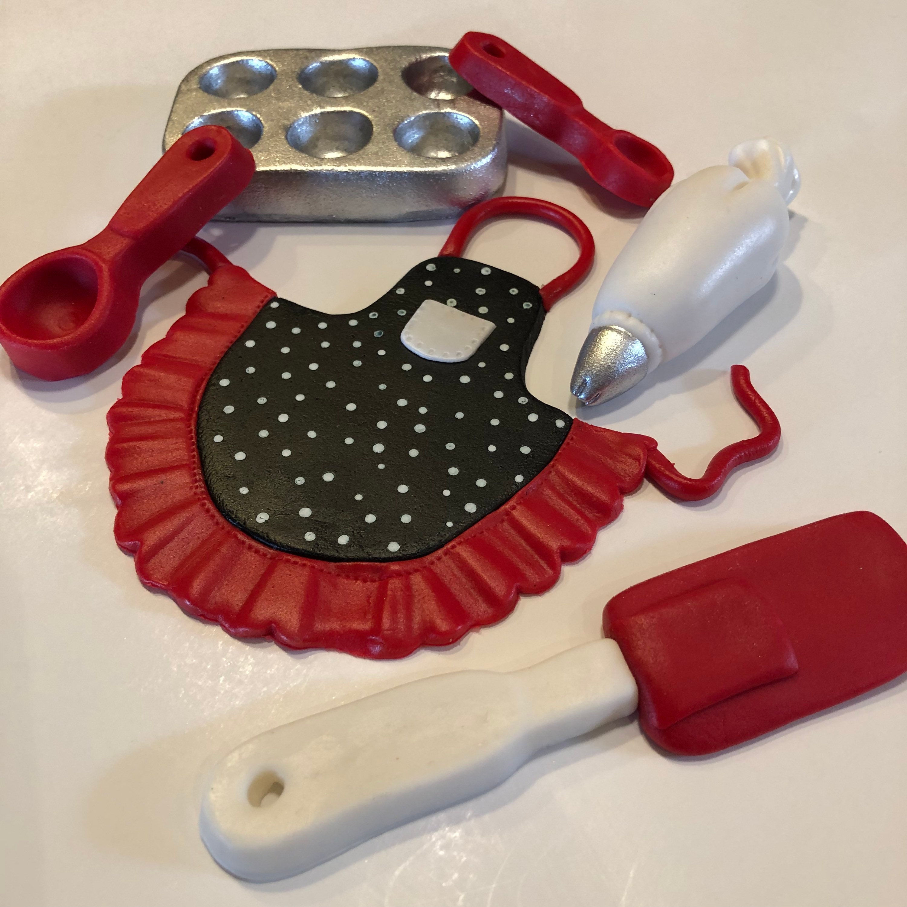 Baker's Themed Cake Topper Set - Etsy