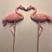 Flamingo Cake Topper Set - Etsy