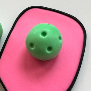 Pickleball Cake Topper Set (all Edible) - Etsy