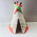 Teepee Cake Topper - Etsy