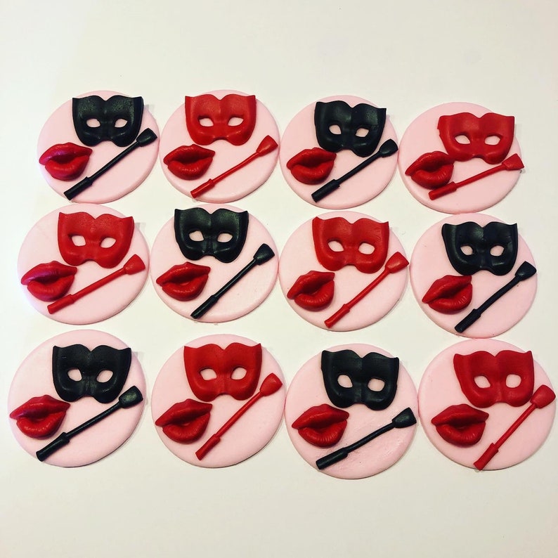 Naughty Valentine Cupcake Toppers Etsy