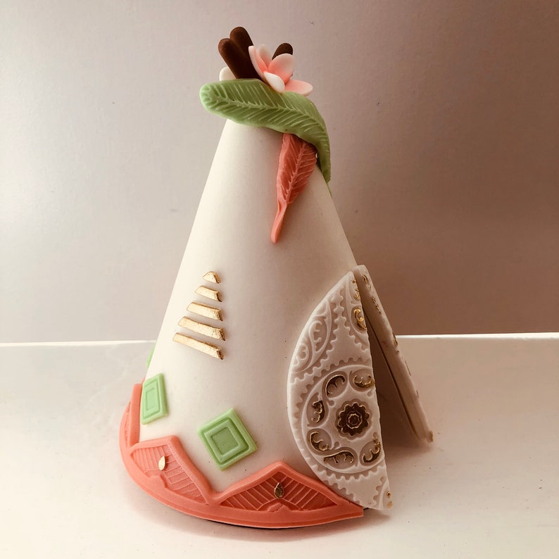 Teepee Cake Topper | Etsy