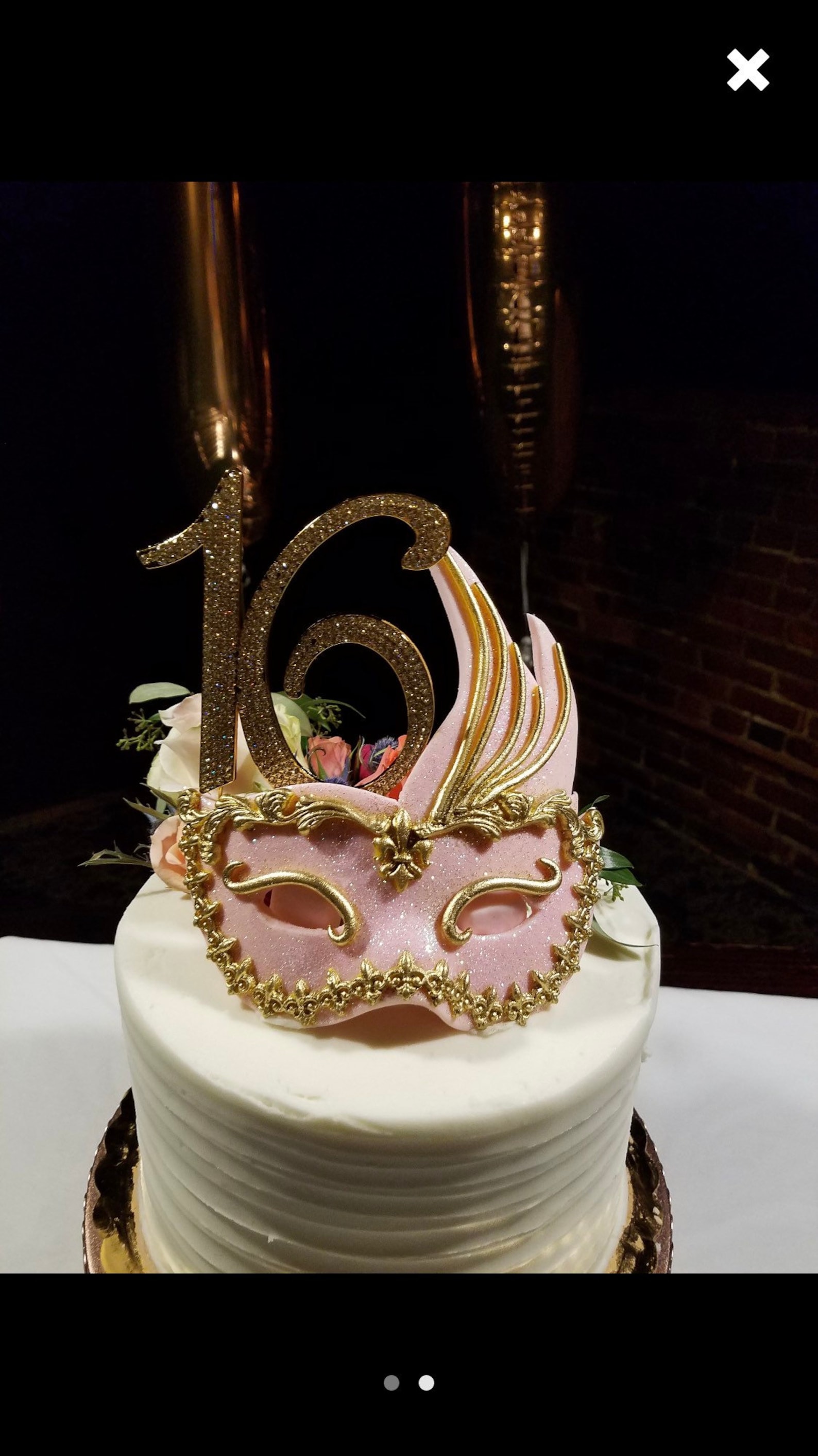 Masquerade Mask Cake Topper - Etsy
