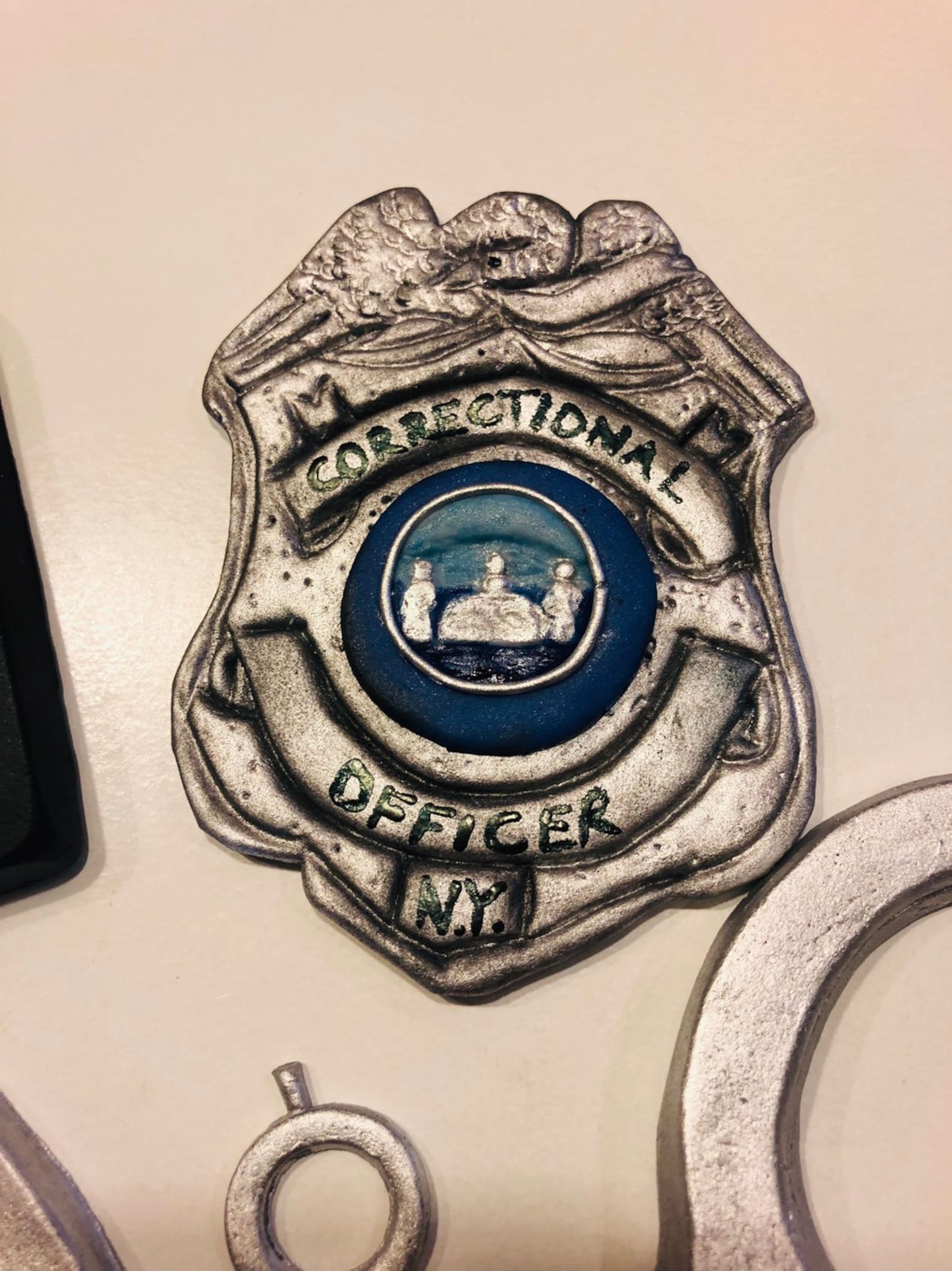 Police or Correctional Officer Cake Topper Set - Etsy