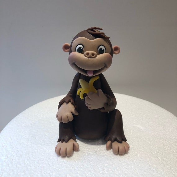 Monkey Cake Topper - Etsy