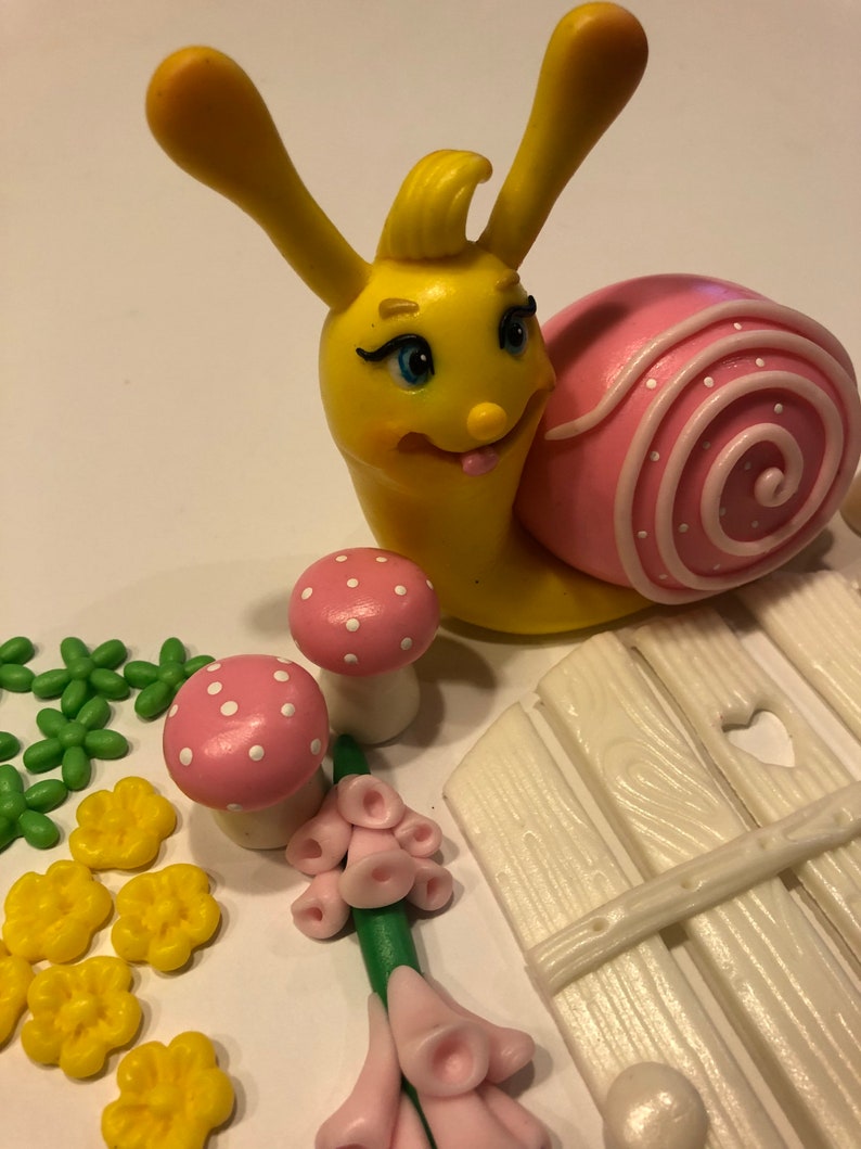 Snail Cake Topper Set - Etsy