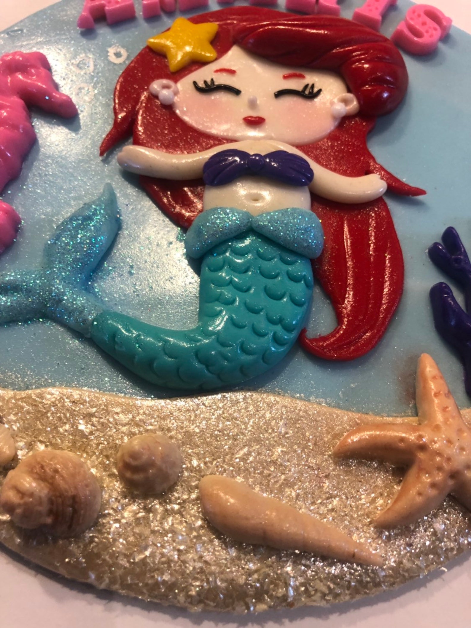 Mermaid Cake Topper | Etsy