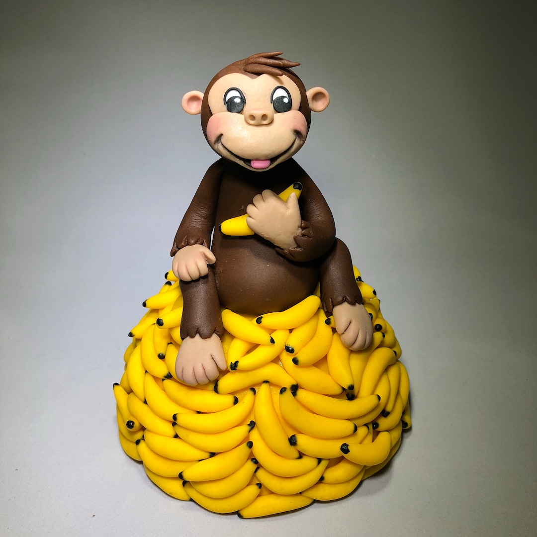 Monkey Gone Bananas Cake Topper - Etsy