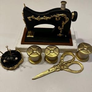 Vintage Sewing Themed Cake Topper Set - Etsy