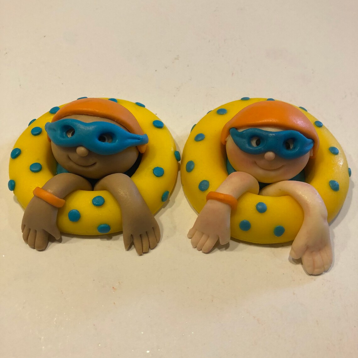 Pool Party Cake Topper Set - Etsy
