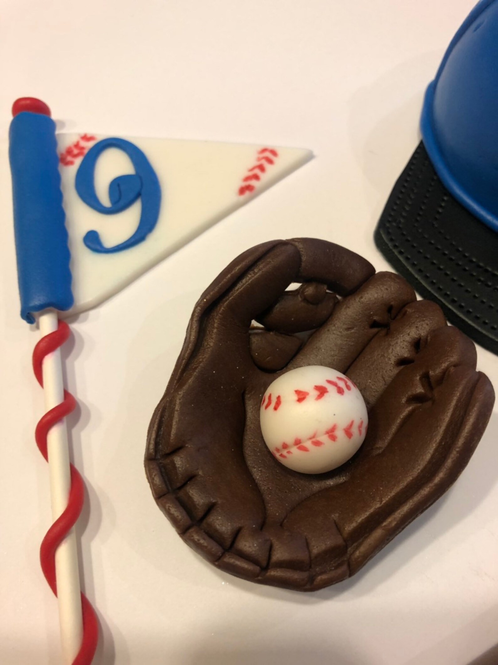 Baseball Cake Topper Set - Etsy