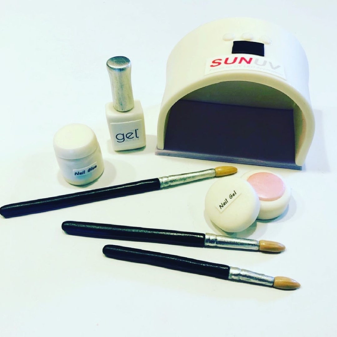 Nail Tech Cake Topper Set - Etsy