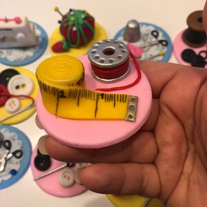 Sewing Cupcake Toppers-set of 12 - Etsy