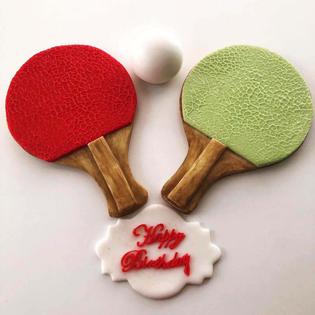 Ping Pong Cake Topper Set - Etsy