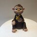 Monkey Cake Topper - Etsy