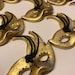 Masquerade Masks Cupcake Toppers- Gold With Black Design - Etsy