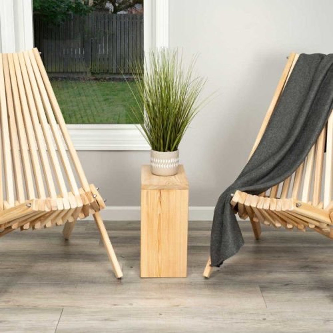 Cricket Side Table Set (two Chairs and Side Table) - Etsy