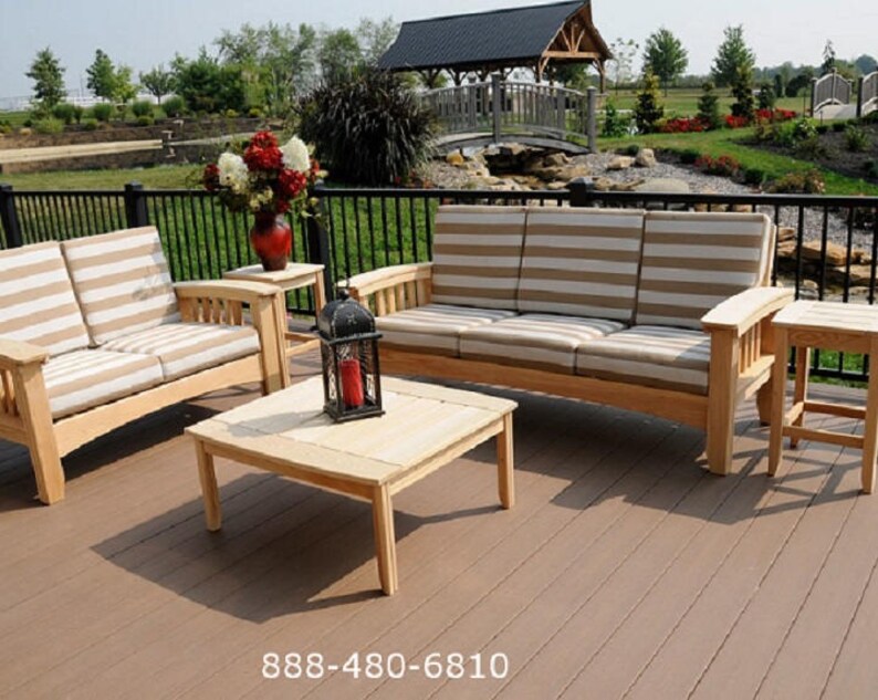 5 Piece Deep Seating Set - Etsy