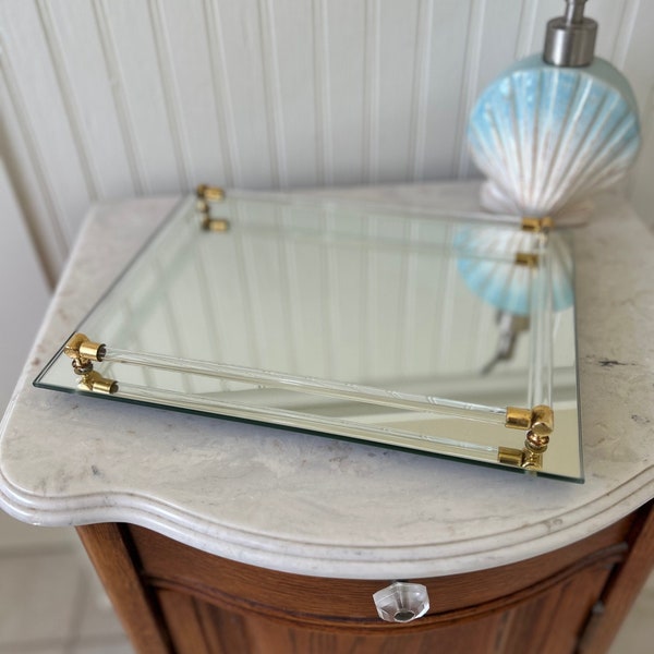 Mirrored Vanity Tray - Etsy