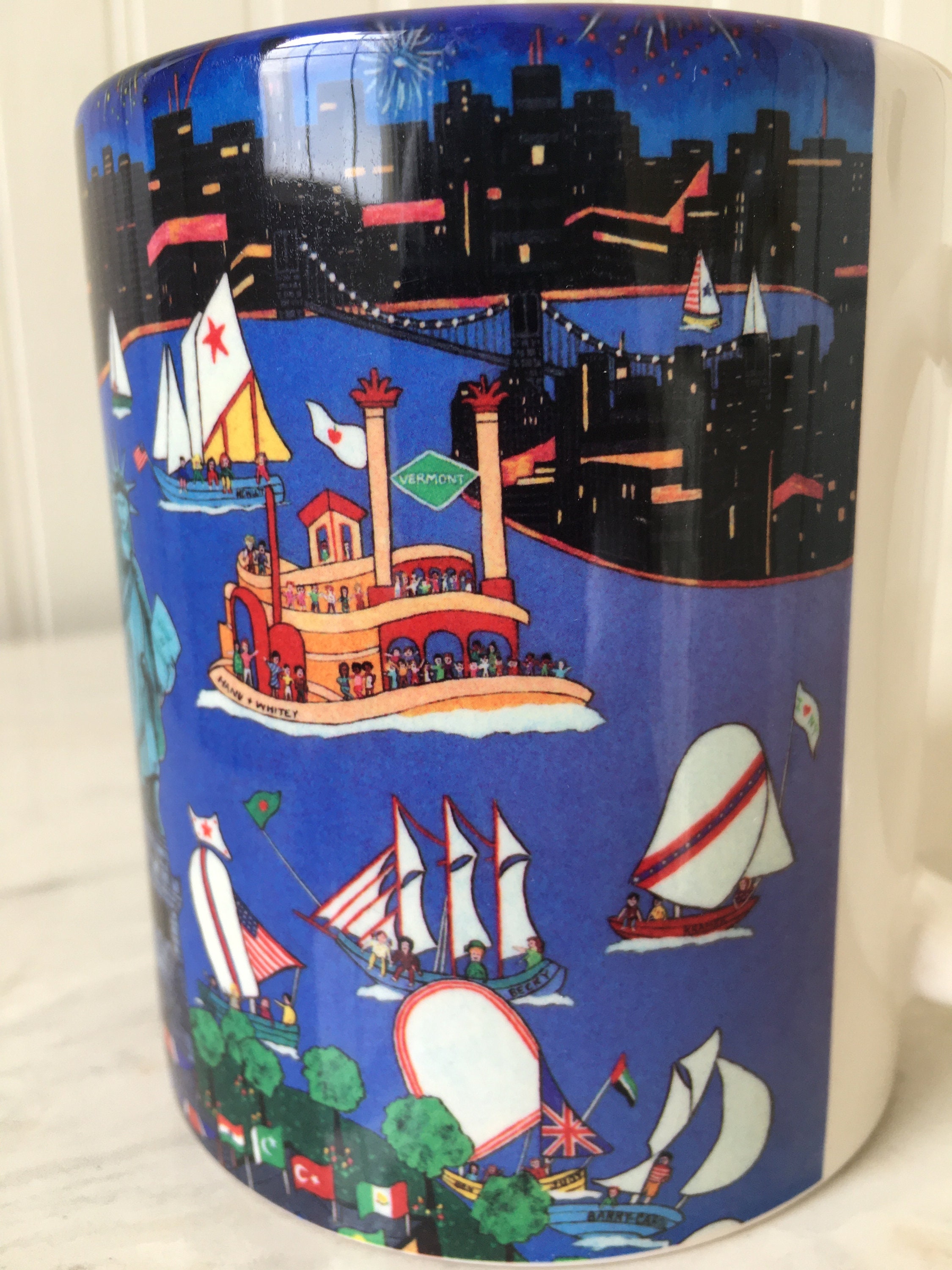 Vintage 1990 Pat Singer's New York Statue of Liberty - Etsy