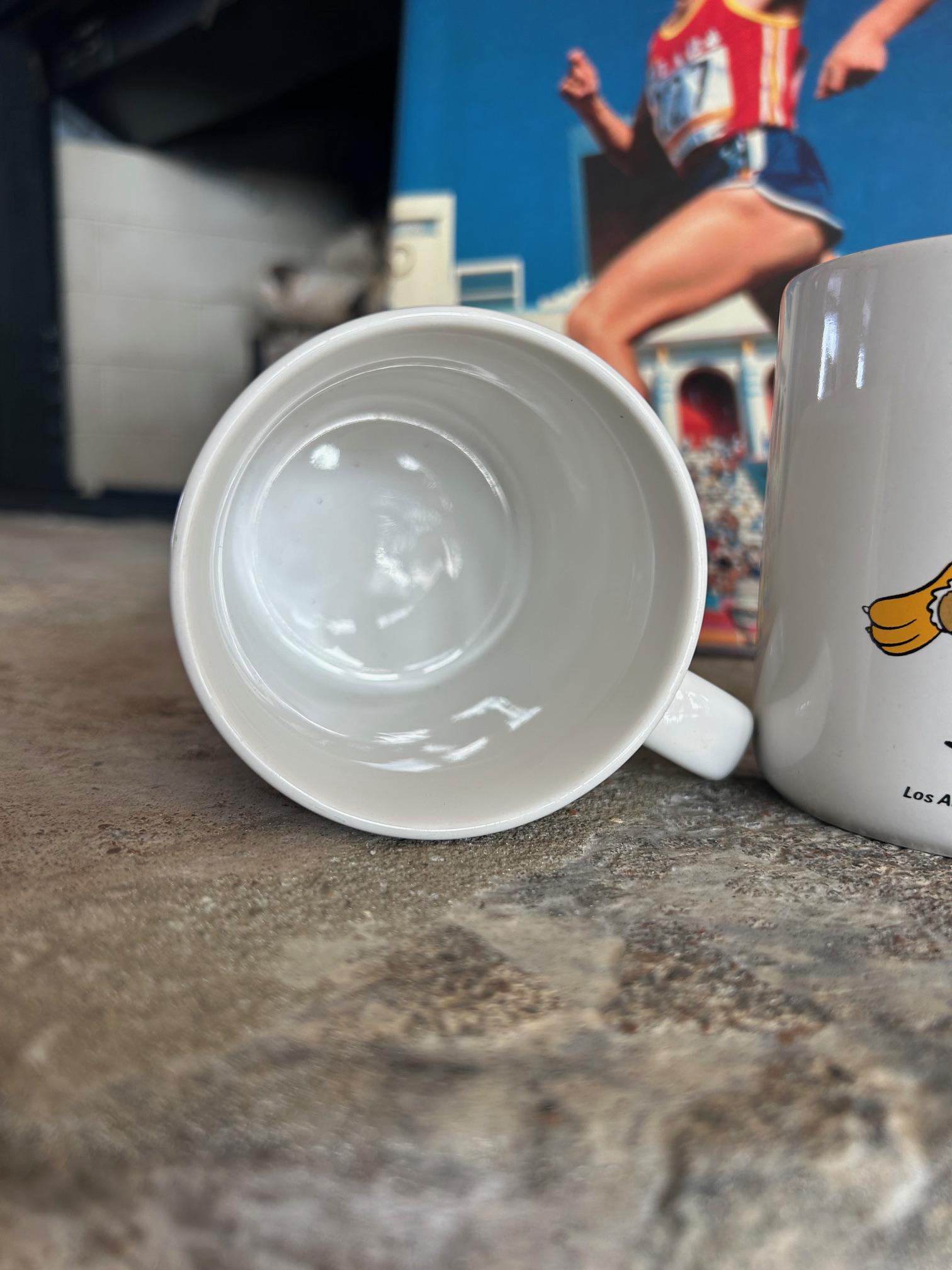 Vintage 1984 Olympic Games Mugs, Set of 2, Sports Memorabilia, 1984 ...