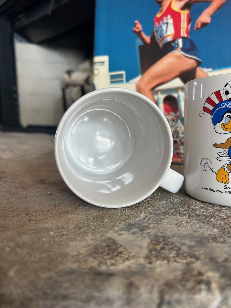 Vintage 1984 Olympic Games Mugs, Set of 2, Sports Memorabilia, 1984 ...
