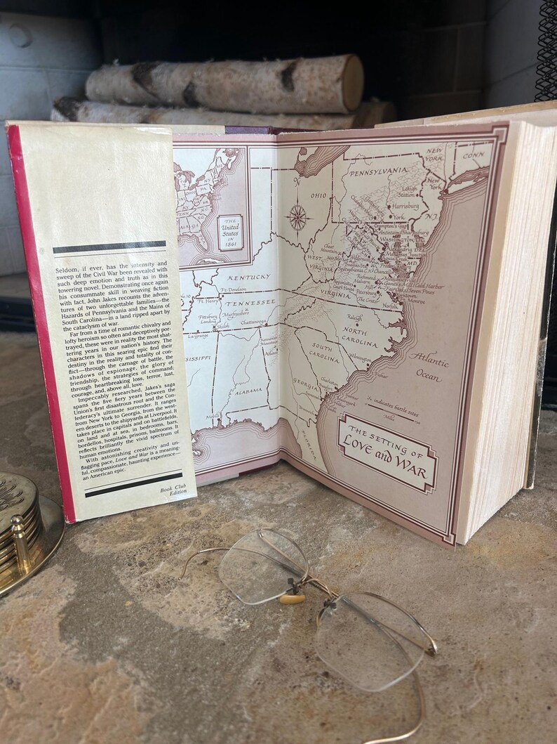 Love and War, Historical Fiction Novel by John Jakes, 1984, First ...