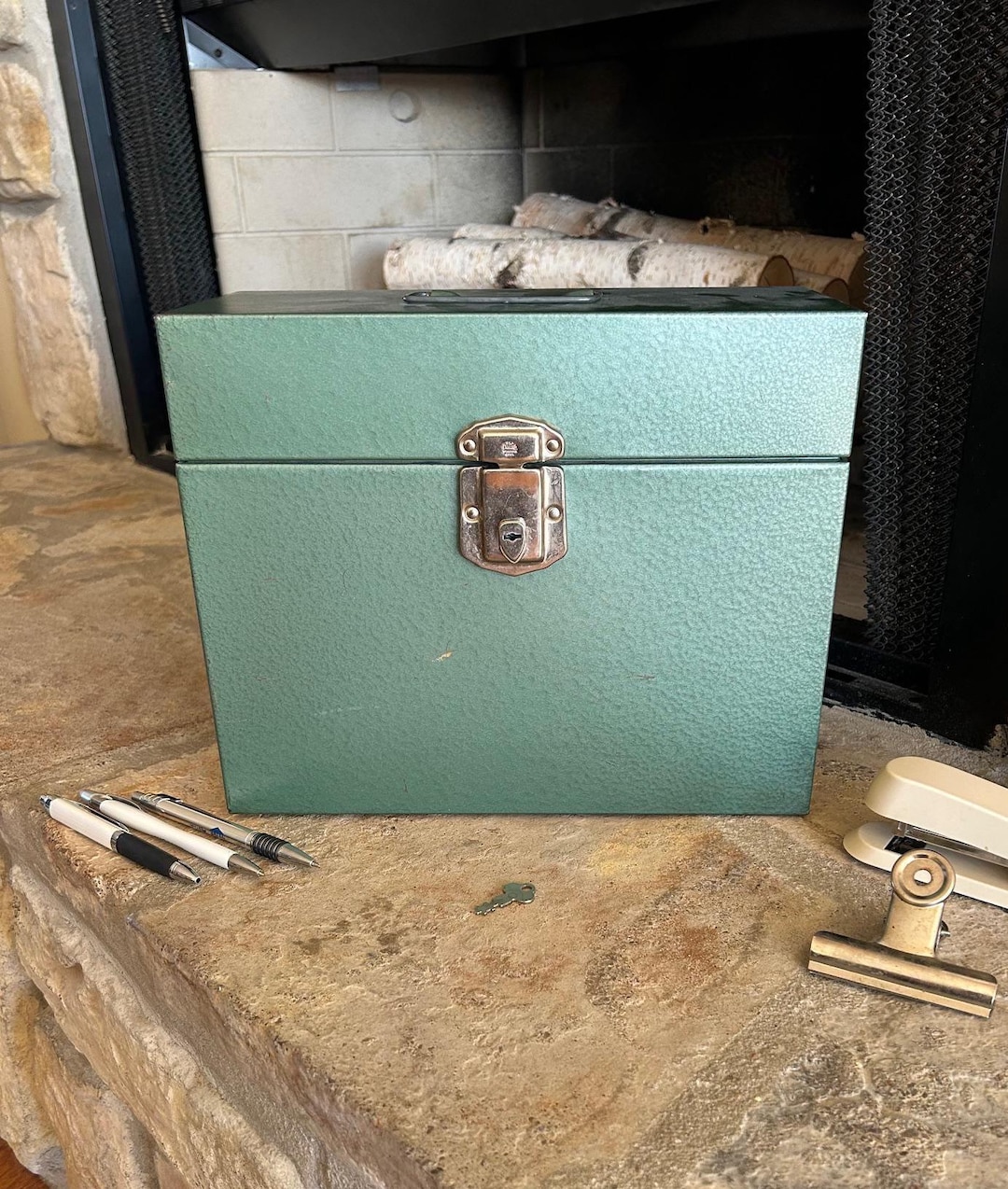 Vintage Metal File Storage Box Made by the Hamilton-kotch Co., Porta ...