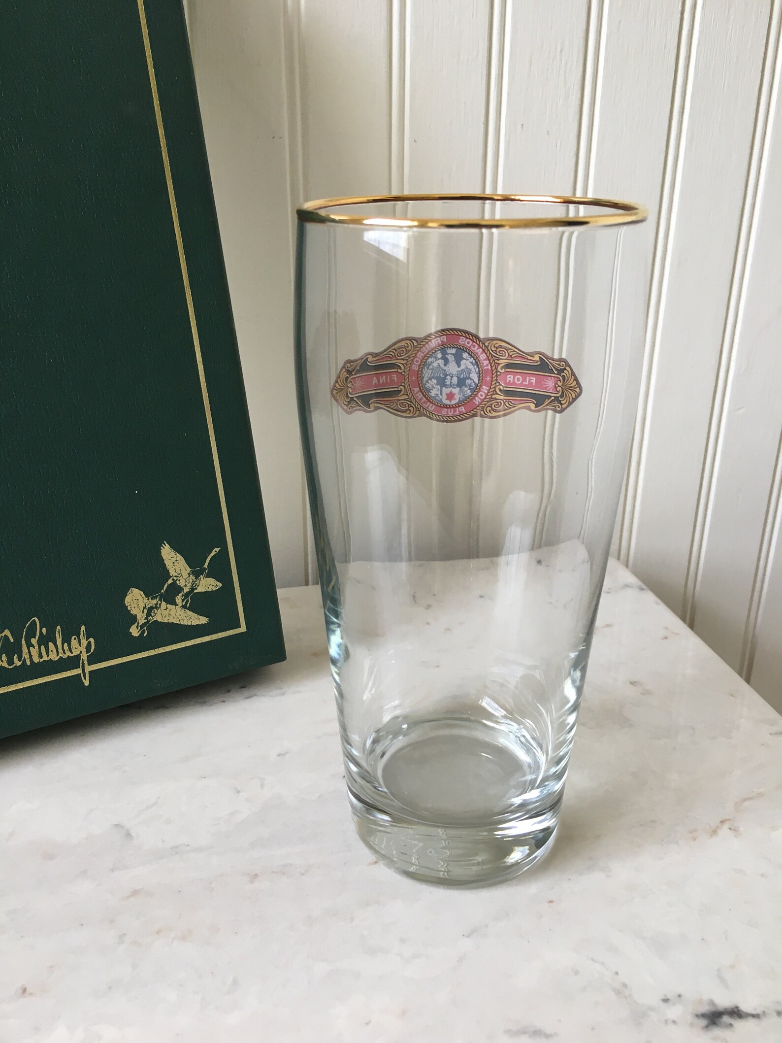 Beer Glassware, Barware, Set of Two 20 Oz. Beer Glasses, Richard E ...