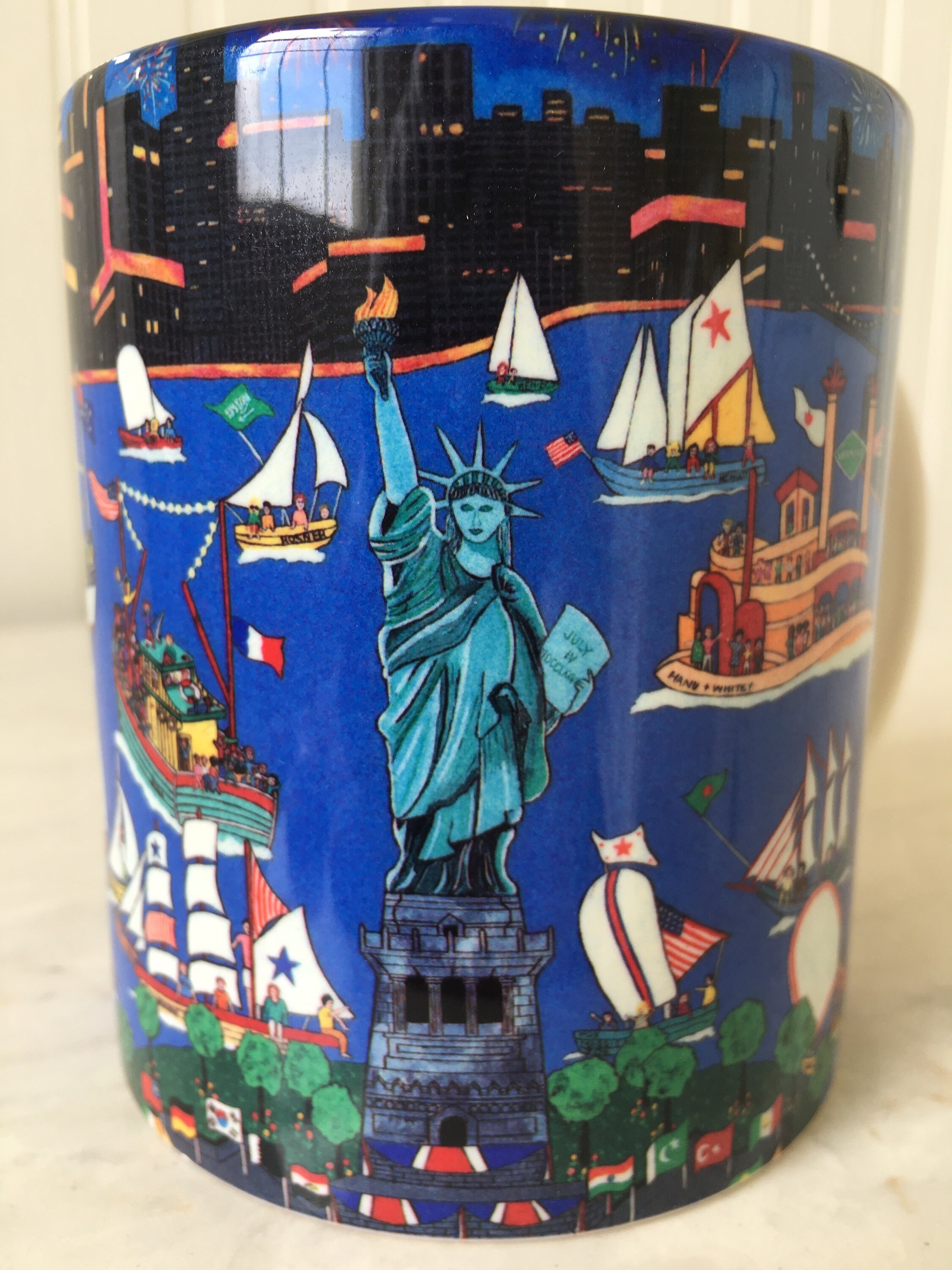 Vintage 1990 Pat Singer's New York Statue of Liberty - Etsy