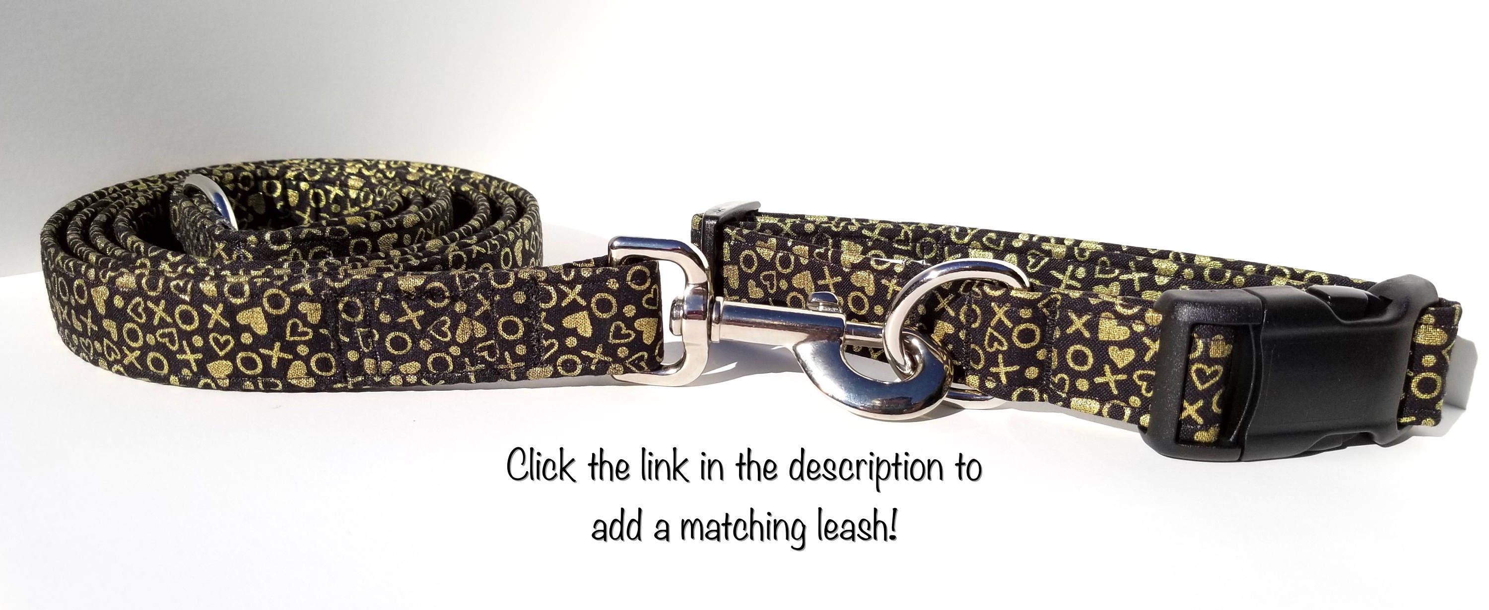 Gold X's O's Love Collar Valentine's Day Collar | Etsy