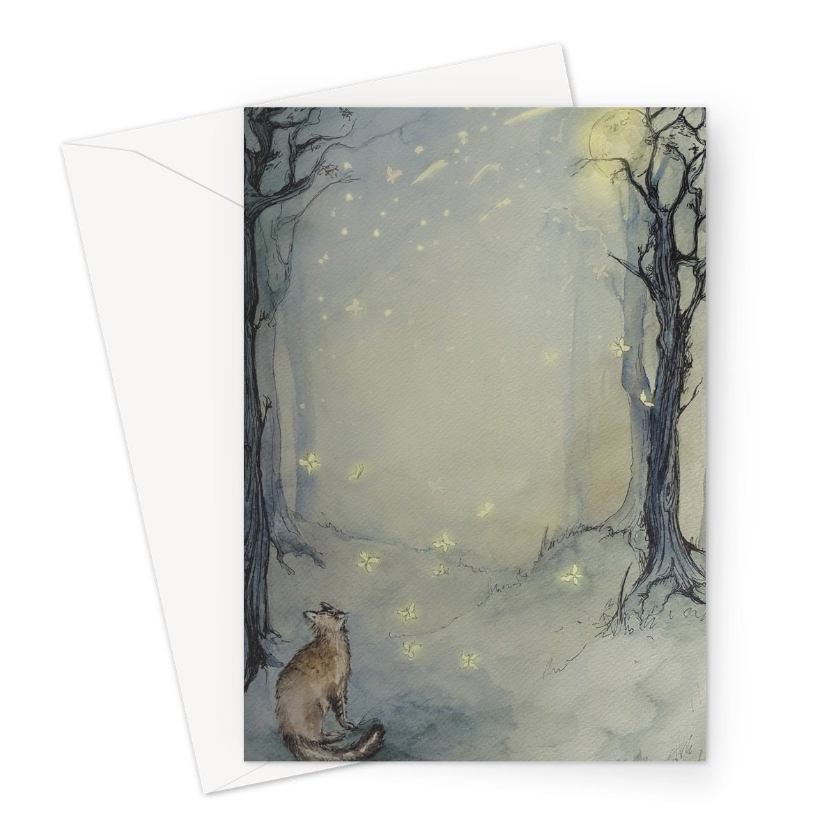 Magic Cat Greeting Card - Etsy
