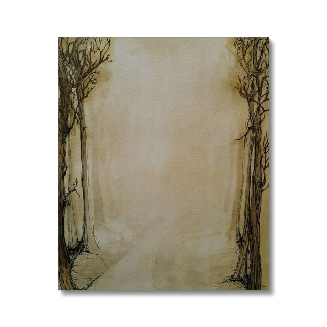 Forest Path Art Wall Decor - Etsy