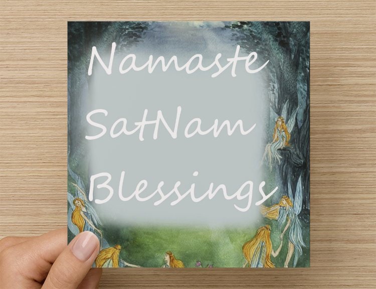 Blessings Greeting Card - Etsy UK