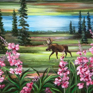 Denali National Park, Mt Denali Alaskan Art, Alaska Native Artist, Wild ...