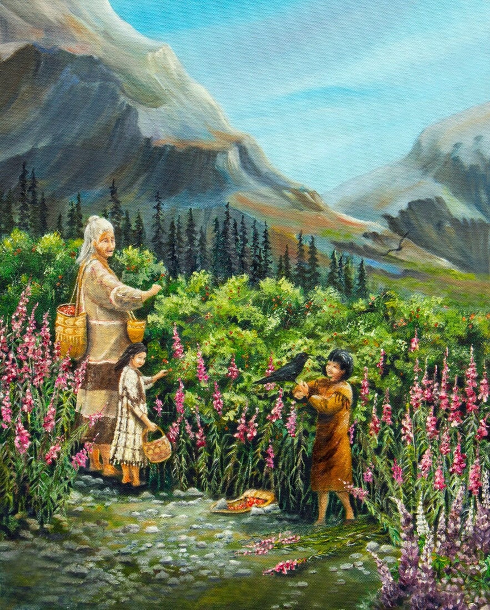 Alaska Native Art, Native American Art Prints, Alutiiq Art, Native ...