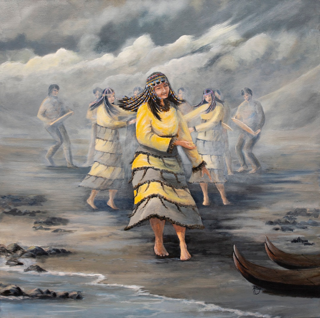 Alaska Native Dance, Native American Art, Alutiiq Dancers, Aleutian ...
