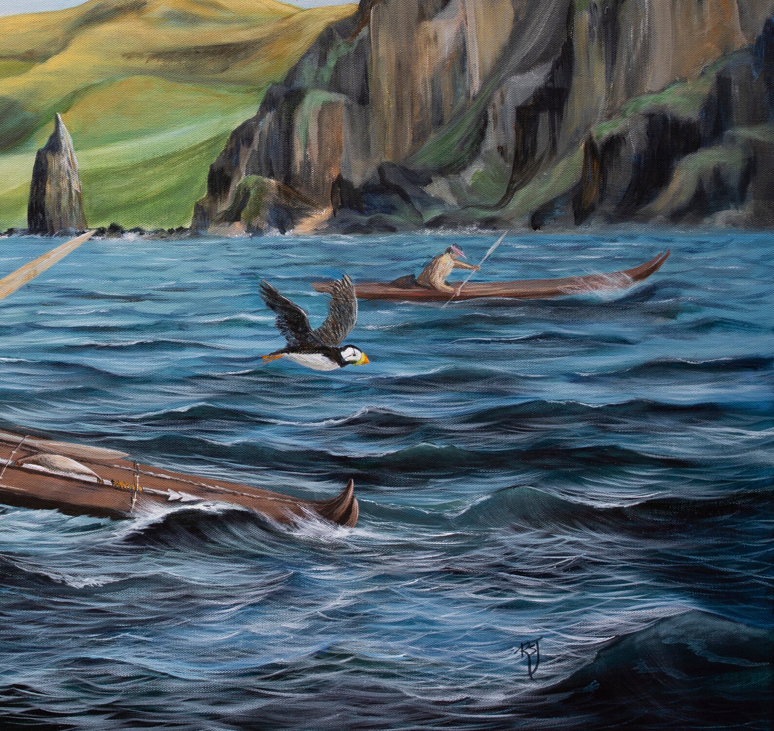 Aleut Paintings Alaska Native Art Aleutian Islands - Etsy Australia