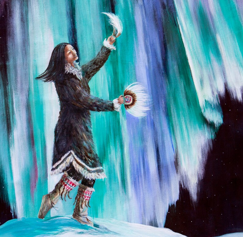 Northern Lights Aurora Borealis Alaska Alaska Native - Etsy