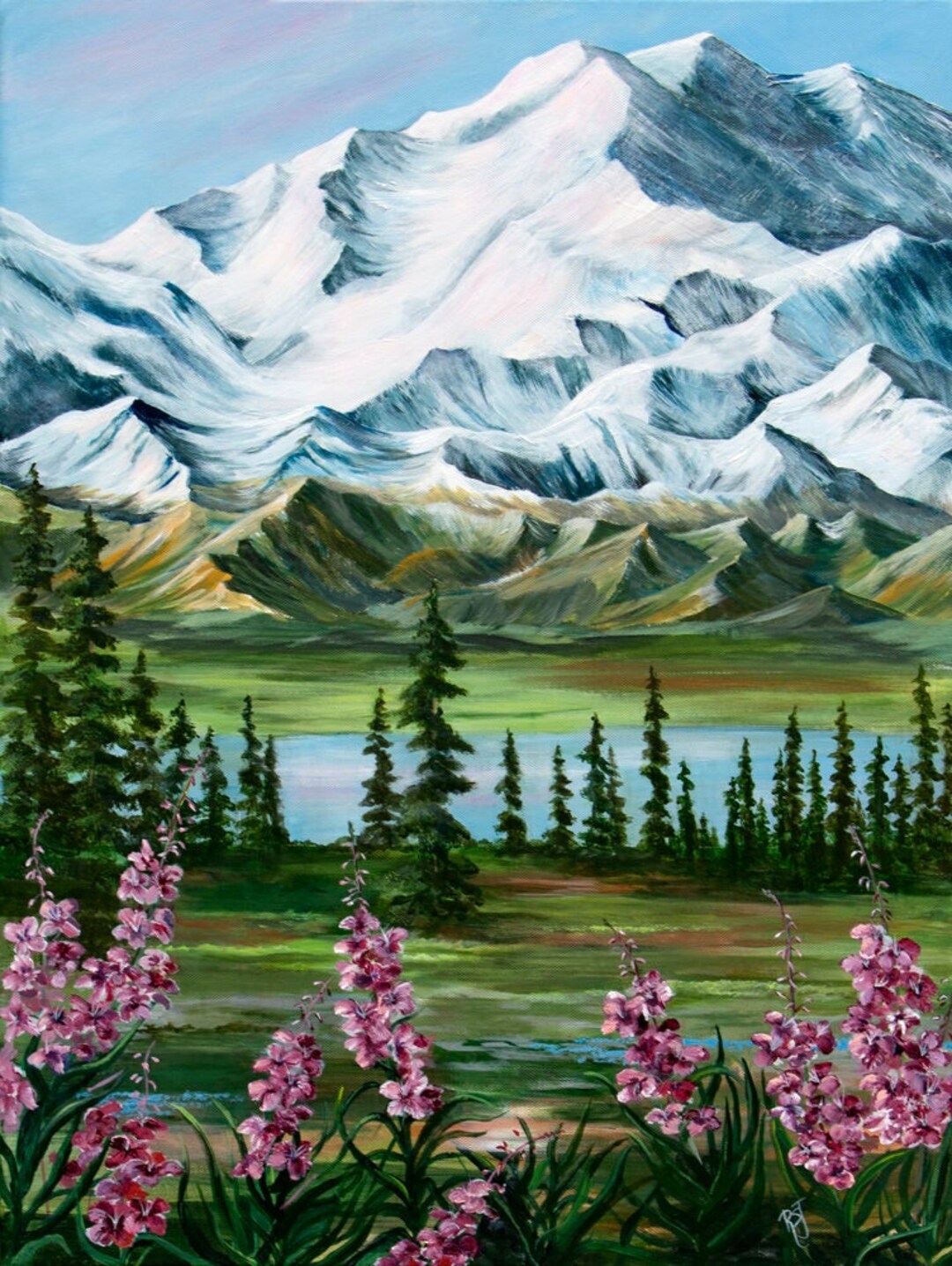 Denali National Park, Mt Denali Alaskan Art, Alaska Native Artist, Wild ...