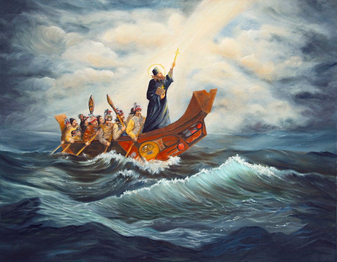 Native American Canoe Paintings, Alaska Native Art, Native American Art ...